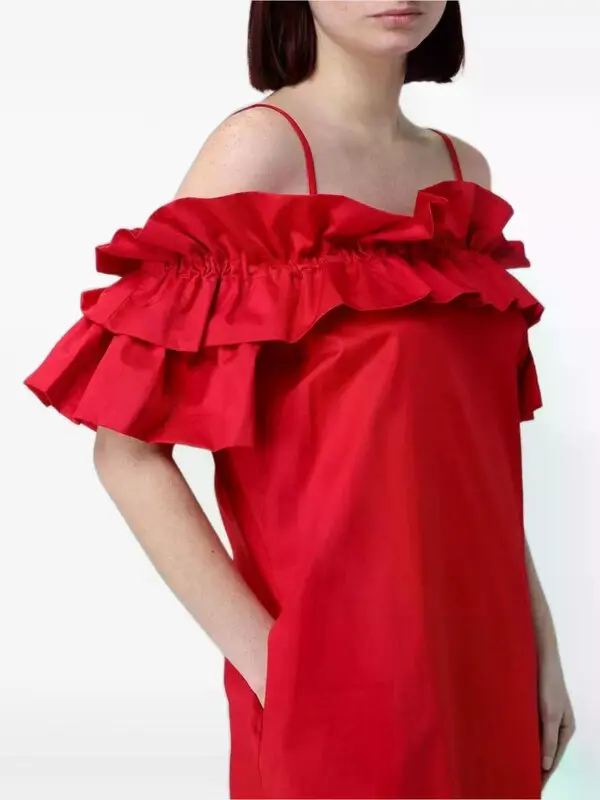HANITA Ruffled Off-shoulder Dress