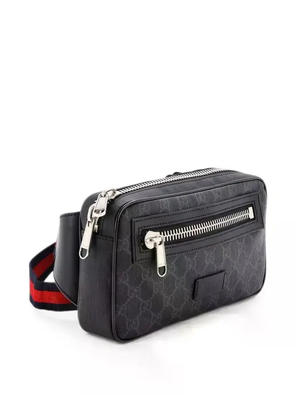 Gucci Soft Zip Gg Coated Canvas Small Belt Bag