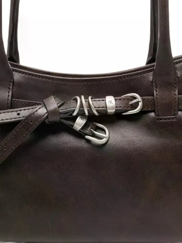 MARGESHERWOOD Leather Shoulder Bag - Brown