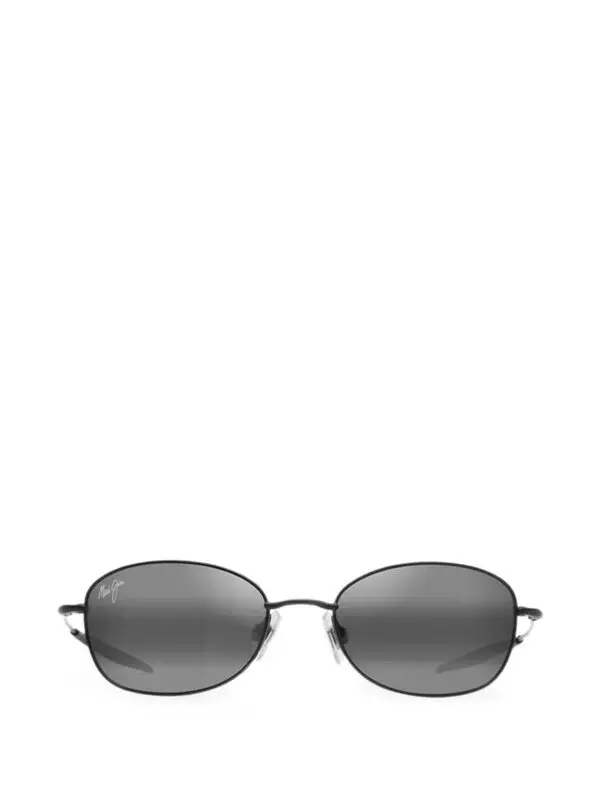 Maui Jim Huia Oval-frame Sunglasses - Black