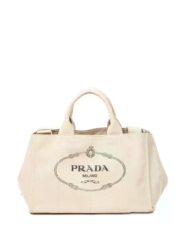 Prada Logo-print Tote Bag