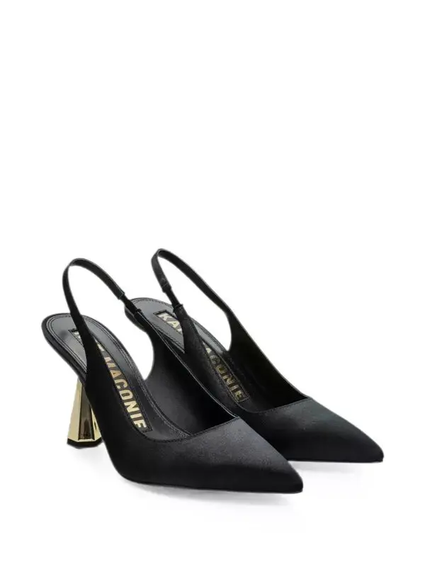 KAT MACONIE Pointed-toe Slingback Pumps - Black