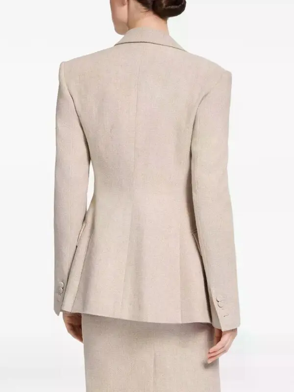 Elie Saab Double-breasted Peak-lapel Blazer
