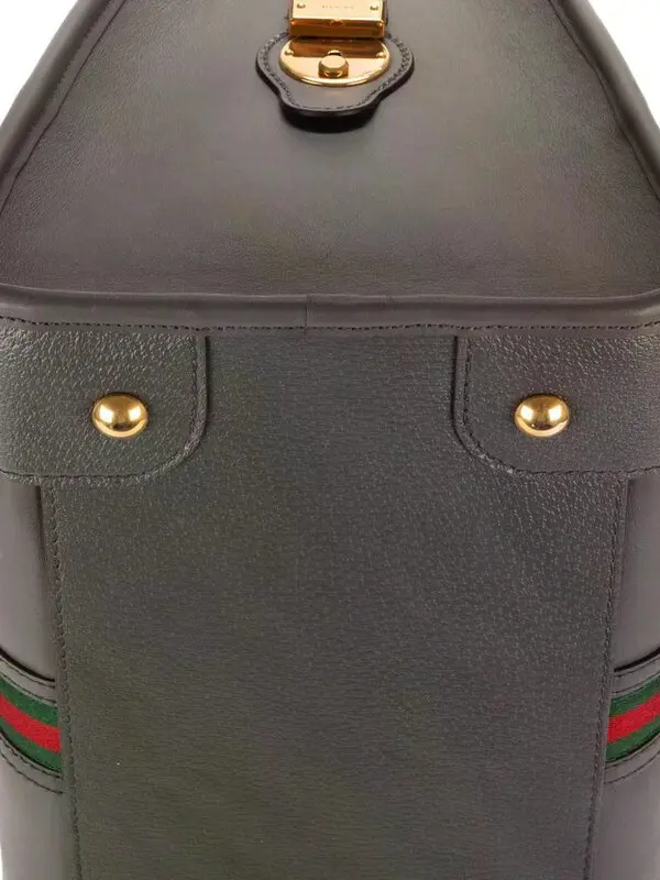 Gucci Striped Leather Bag