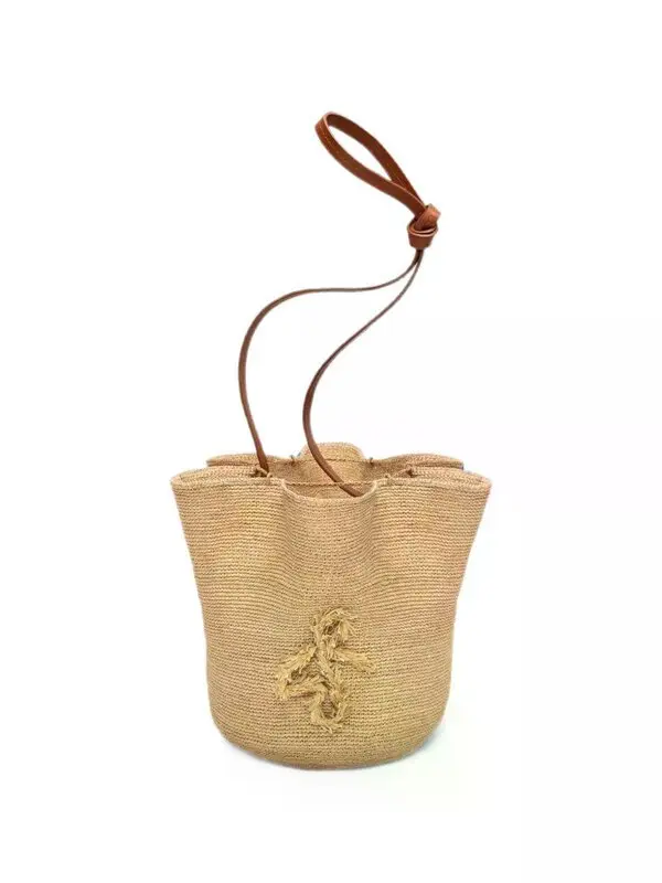 Ruslan Baginskiy The Hatbag Straw Shoulder Bag