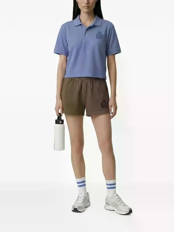 Sporty & Rich Logo-embroidered Piqué Polo Shirt