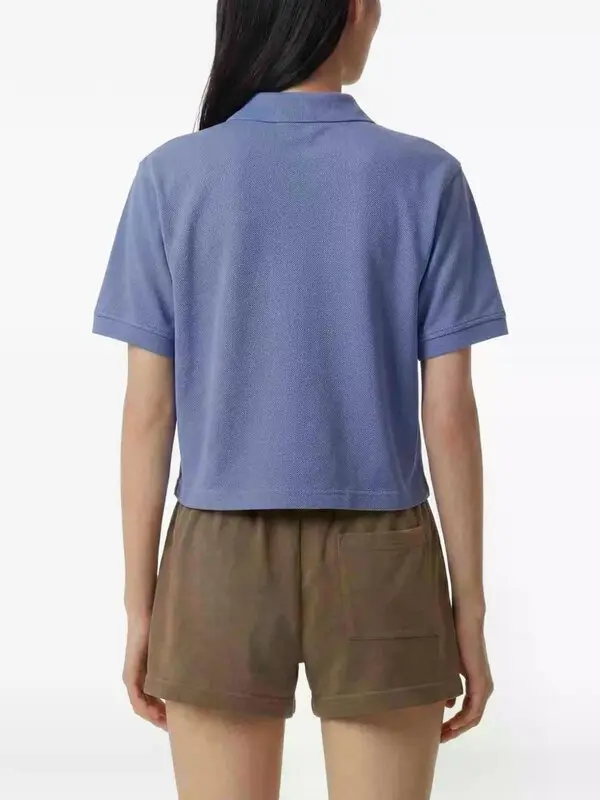 Sporty & Rich Logo-embroidered Piqué Polo Shirt