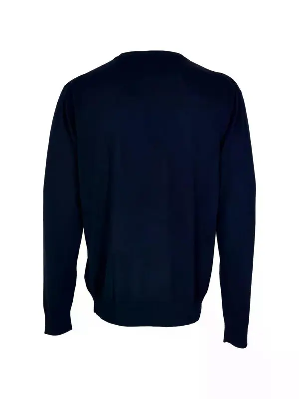 MANUEL RITZ Crew-neck Ribbed-trim Sweater