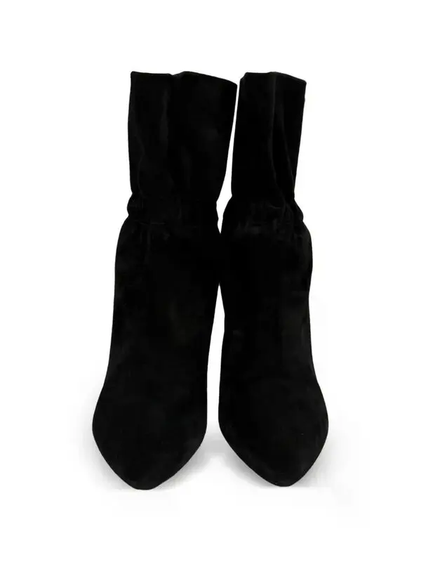 Saint Laurent Suede Ankle Boots