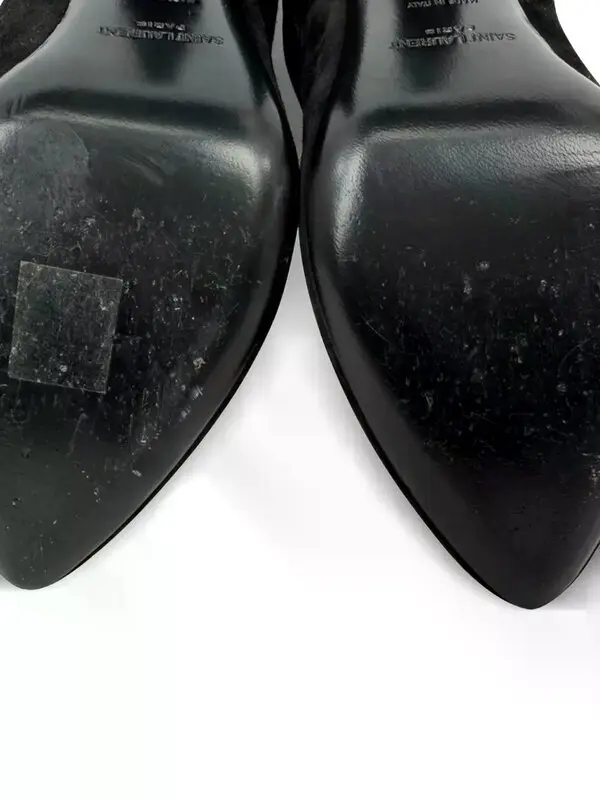 Saint Laurent Suede Ankle Boots