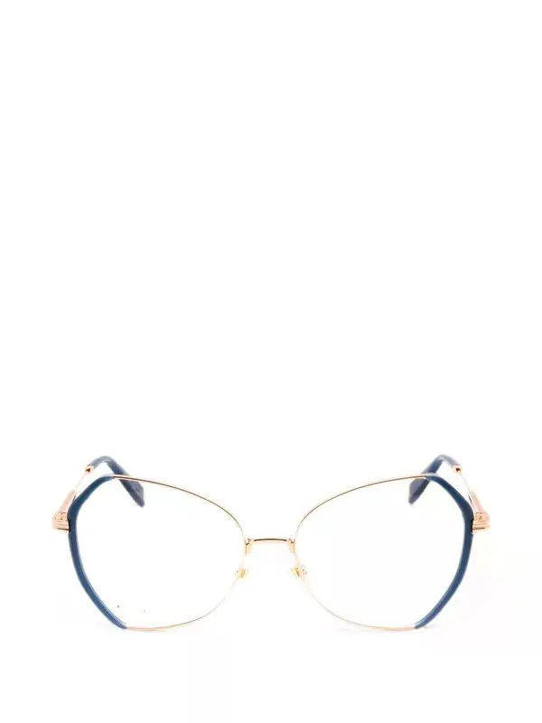 Marc Jacobs Geometric-frame Glasses - Gold