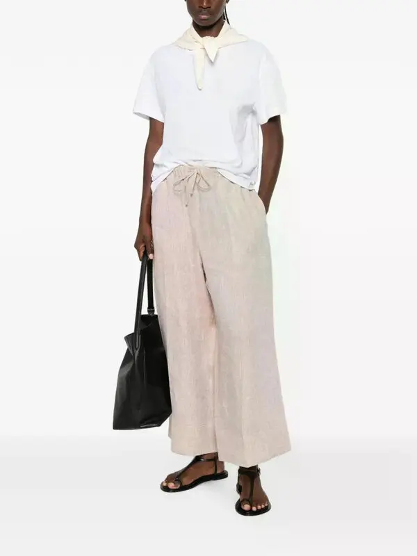 TOTEME Summer Drawstring Palazzo Pants