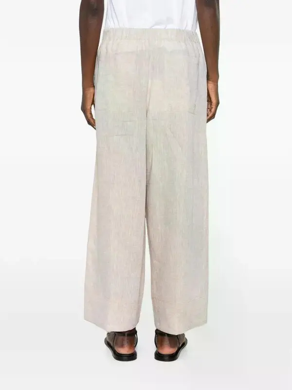 TOTEME Summer Drawstring Palazzo Pants