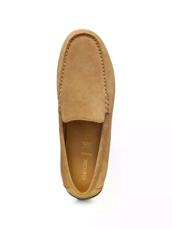 Geox Spherica™ Suede Slip-on Loafers