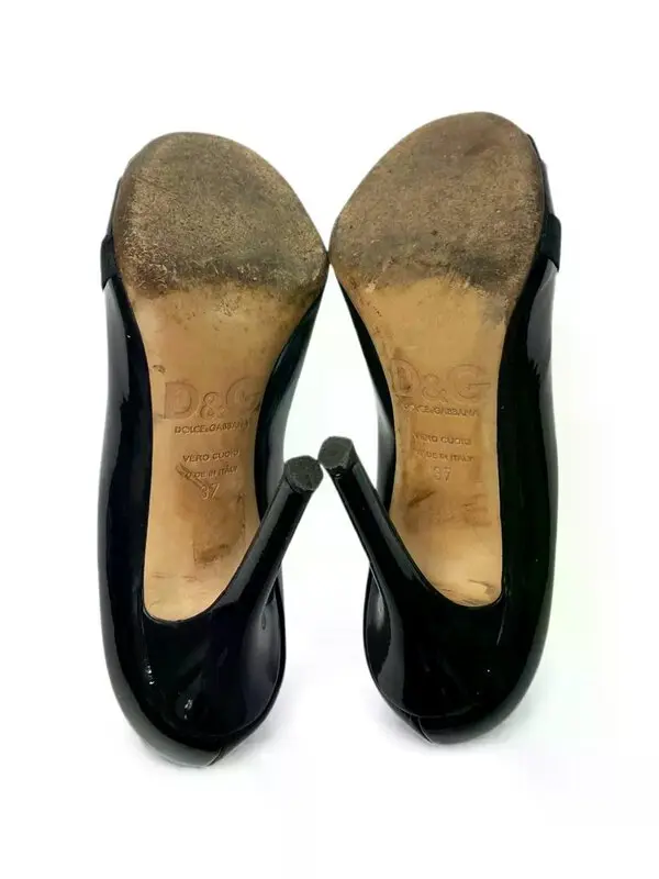 Dolce & Gabbana Bow Peep-toe Ankle Boots