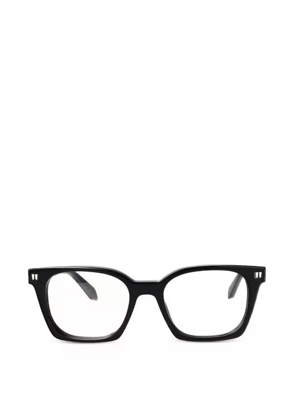 Off-White Logo-detail Glasses - Black