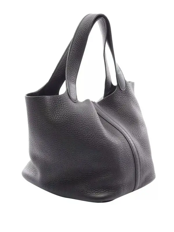 Hermès 2021 Clemence Picotin Lock 22 Handbag - Black