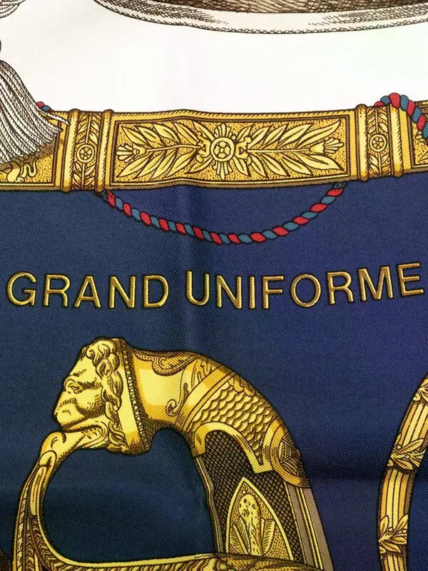 Hermès 2000-2026 Grand Uniforme Silk Scarf 90 Scarves
