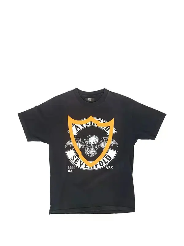 HTC LOS ANGELES Graphic-print Studded T-shirt - Black