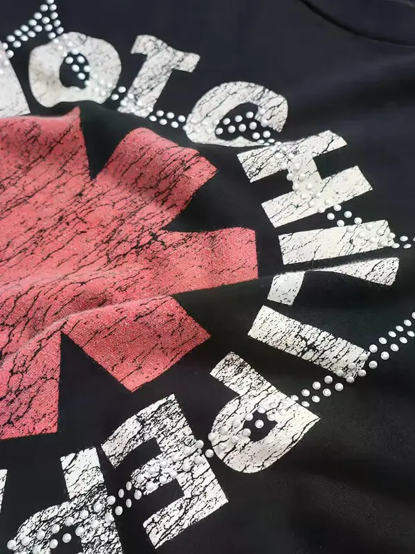 HTC LOS ANGELES Red Hot Chili Peppers Graphic T-shirt