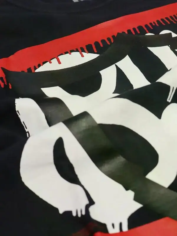 HTC LOS ANGELES Run Dmc Logo-print T-shirt