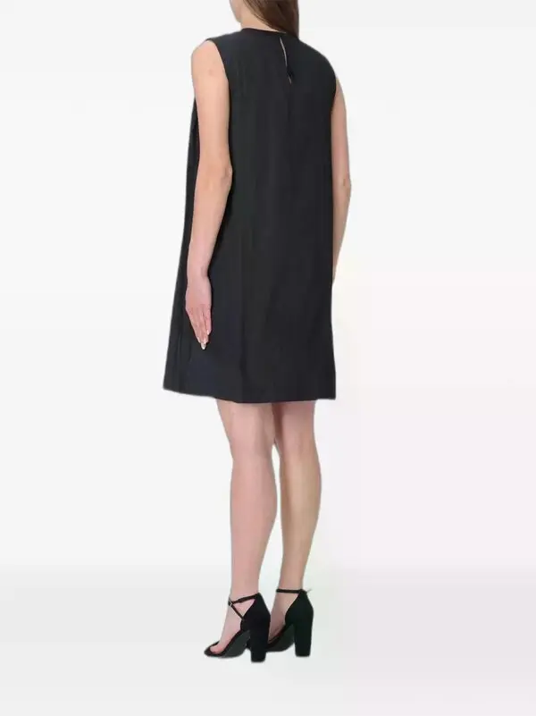 Ter Et Bantine Pleated Crepe Mini Dress