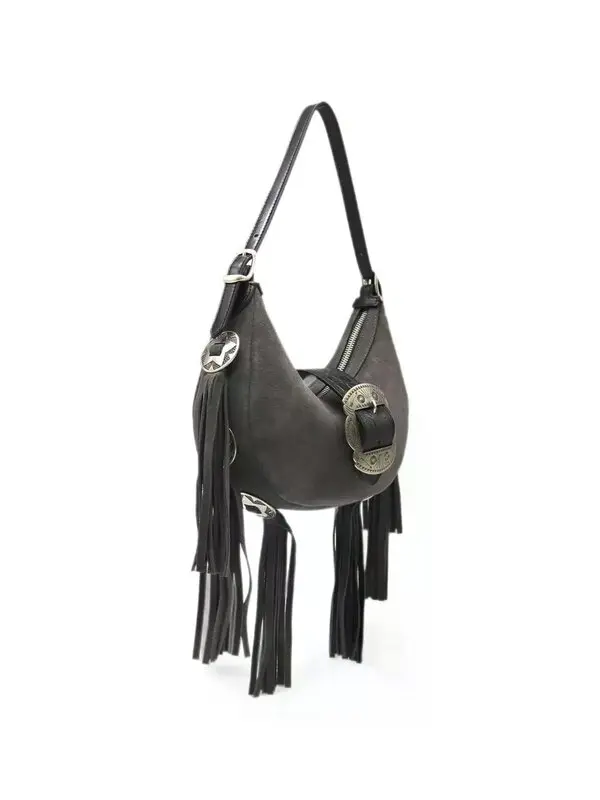 HTC LOS ANGELES Sheryl Fringe-detail Shoulder Bag - Grey