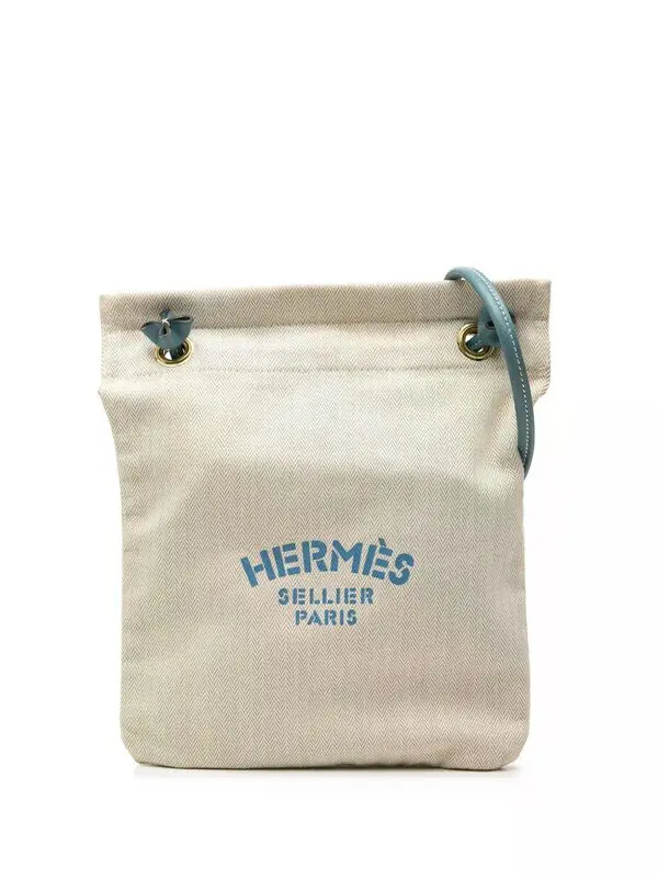 Hermès 2020-2026 Toile Aline Grooming Bag Pm Shoulder Bag - Neutrals