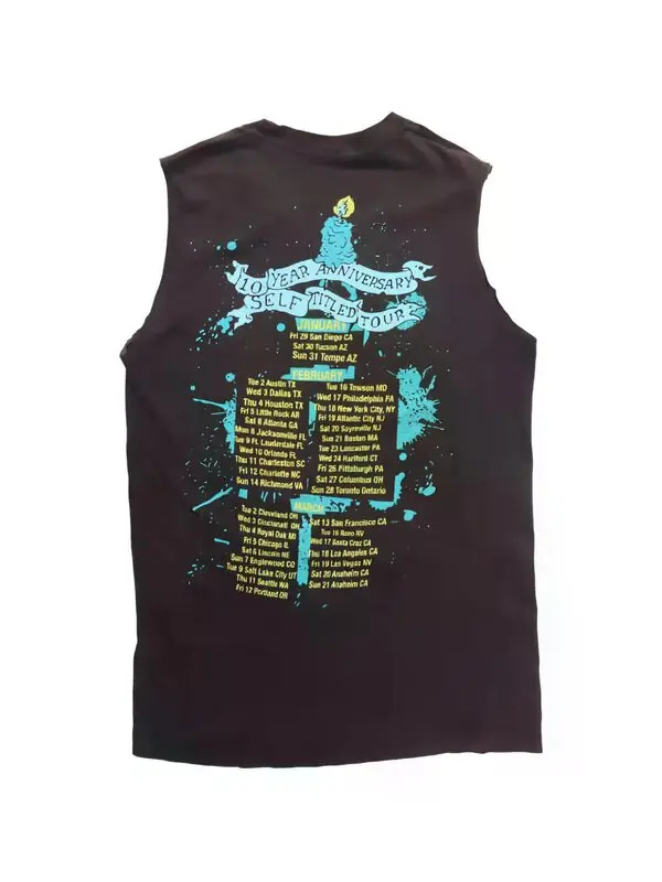 HTC LOS ANGELES Studded Graphic-print T-shirt