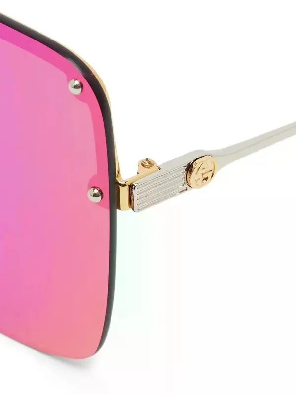 Gucci Gg1245s Studded Shield Sunglasses