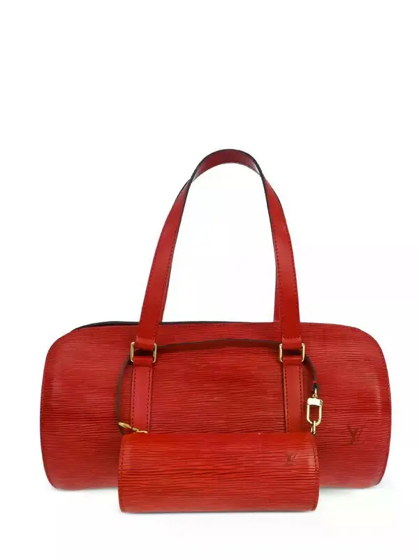 LOUIS VUITTON 1997 Soufflot Epi-leather Shoulder Bag - Red