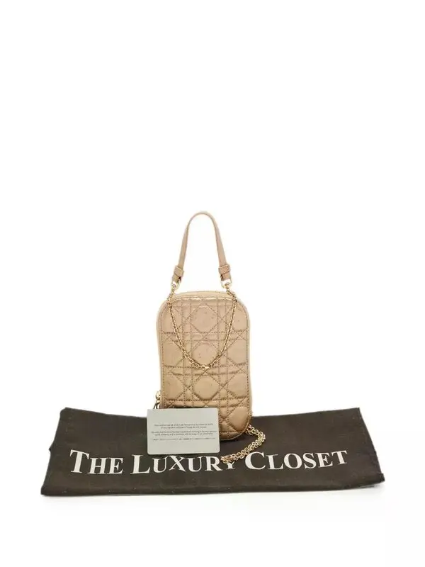 Dior 2022 Cannage Call'in Phone Pouch