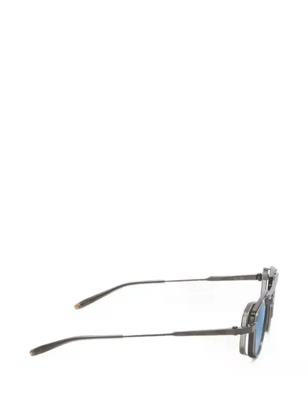AKONI Atlantis Geometric-frame Sunglasses - Grey