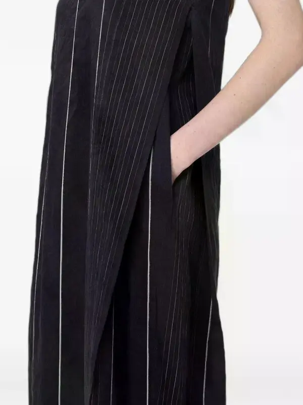 Ter Et Bantine Maxi Pinstriped Sleeveless Dress