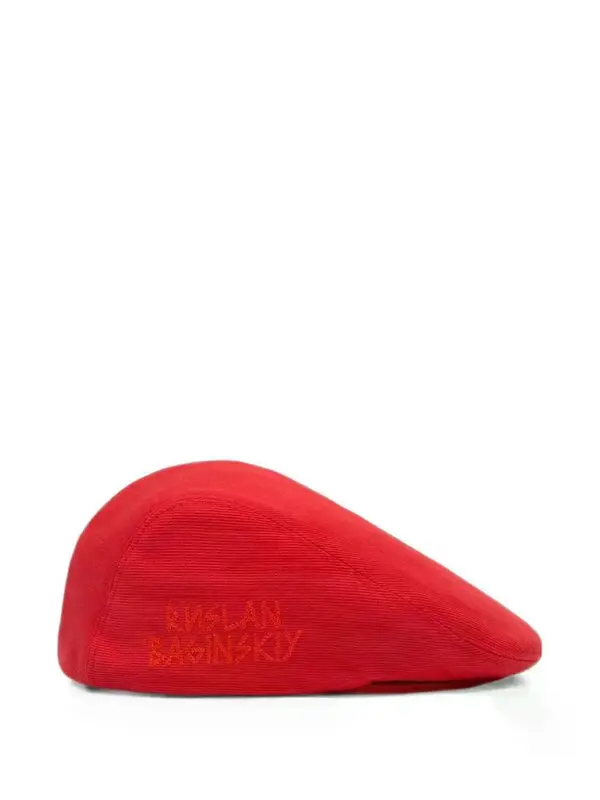 Ruslan Baginskiy Ivy Logo-embroidered Cap - Red