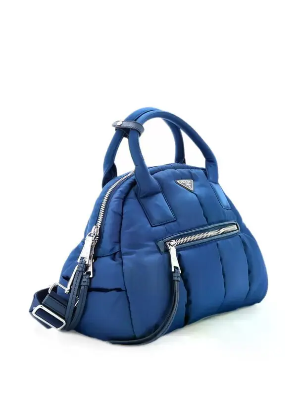 Prada Bomber Convertible Bowler Bag Tessuto Medium Handbag
