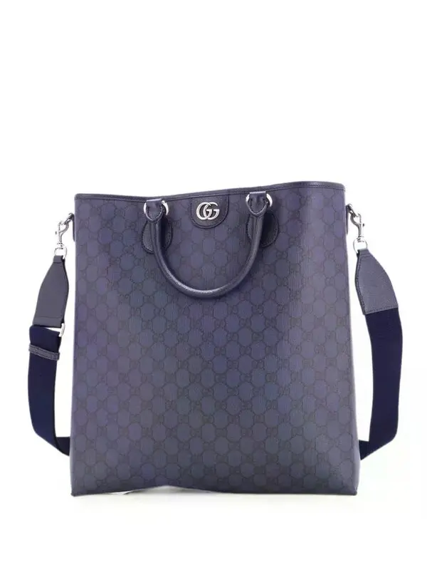 Gucci Ophidia Convertible Gg Coated Canvas Medium Tote Bag