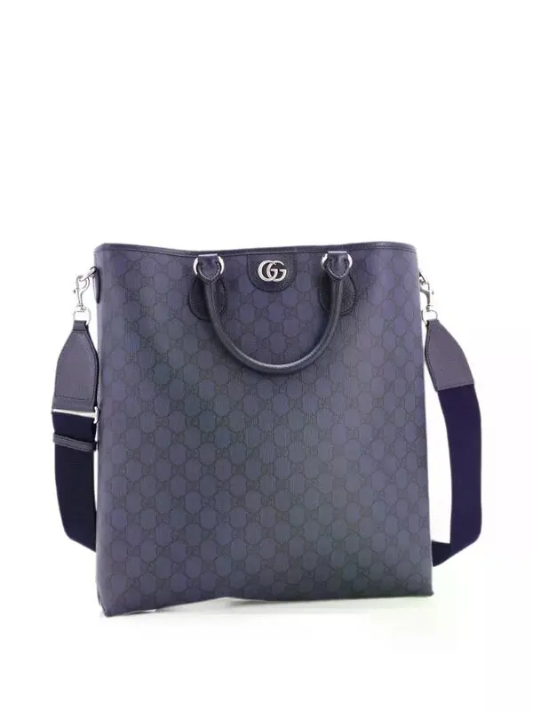 Gucci Ophidia Convertible Gg Coated Canvas Medium Tote Bag