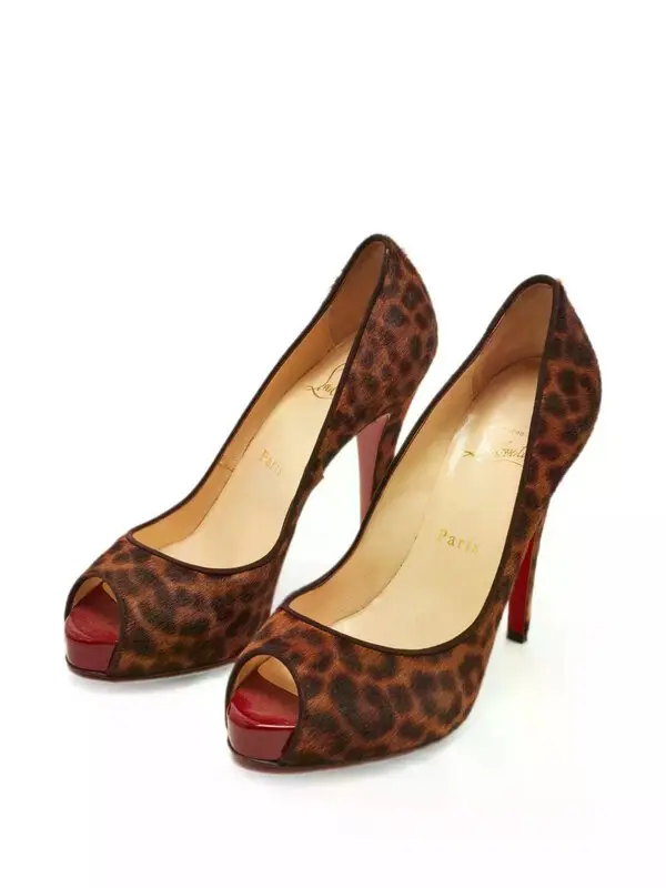 CHRISTIAN LOUBOUTIN Dorispiky Leopard-print Pumps
