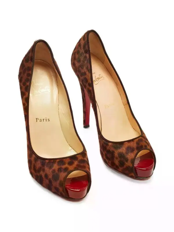 CHRISTIAN LOUBOUTIN Dorispiky Leopard-print Pumps