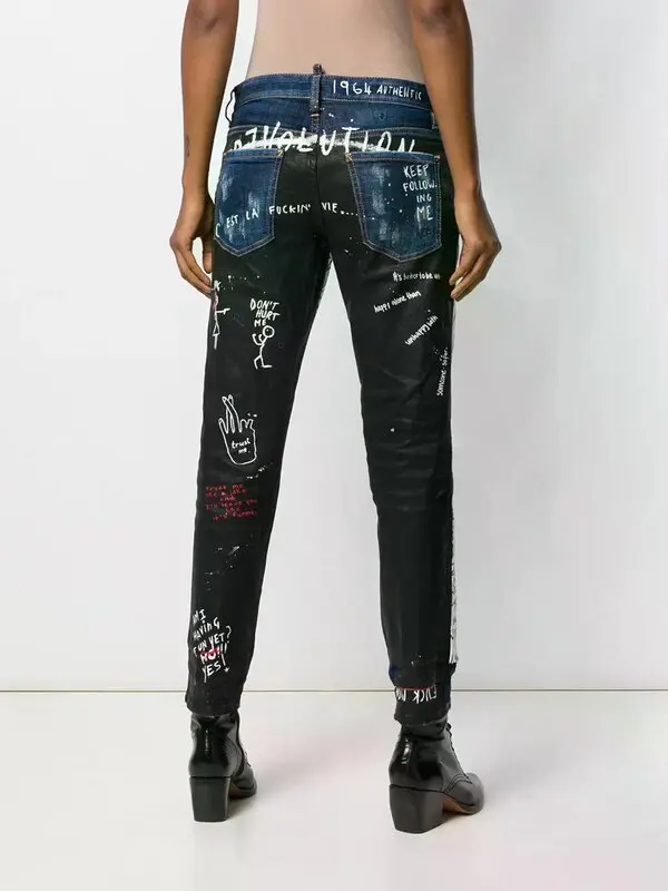Dsquared2 Handwriting Print Jeans