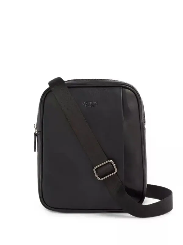 OSPREY Small Carter Logo-debossed Leather Messenger Bag - Black