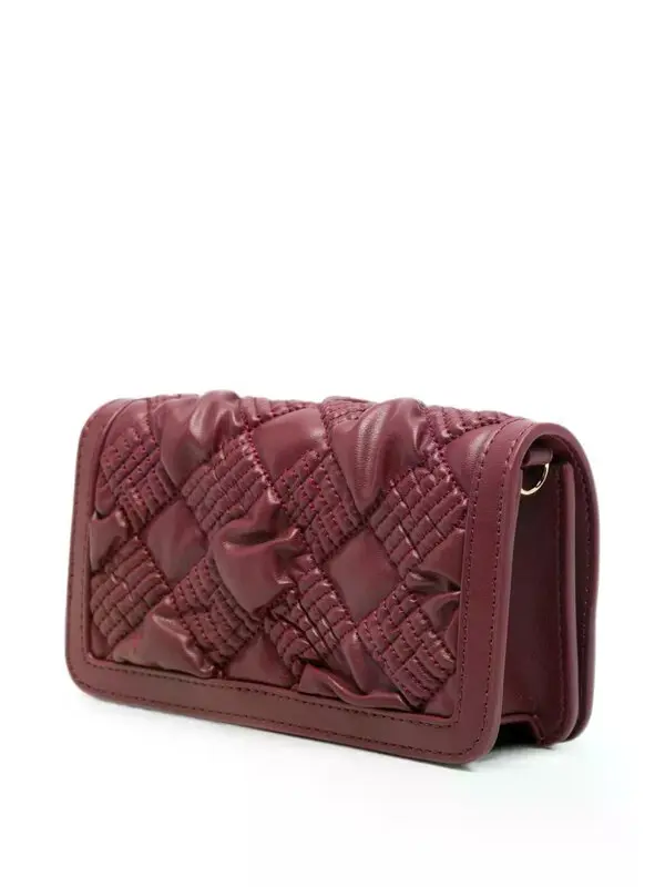 Moschino Quilted Logo-plaque Crossbody Bag