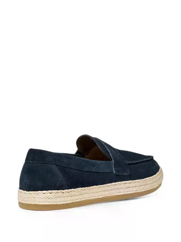 Geox Pantelleria Suede Espadrille Loafers