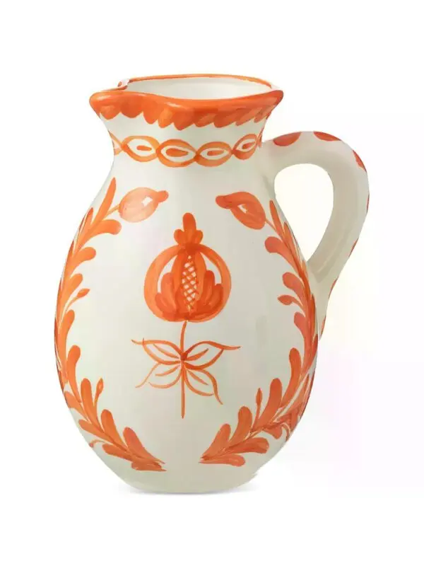 J-LINE Granada Floral-print Jug