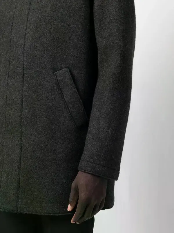 Harris Wharf London Hooded Wool Coat