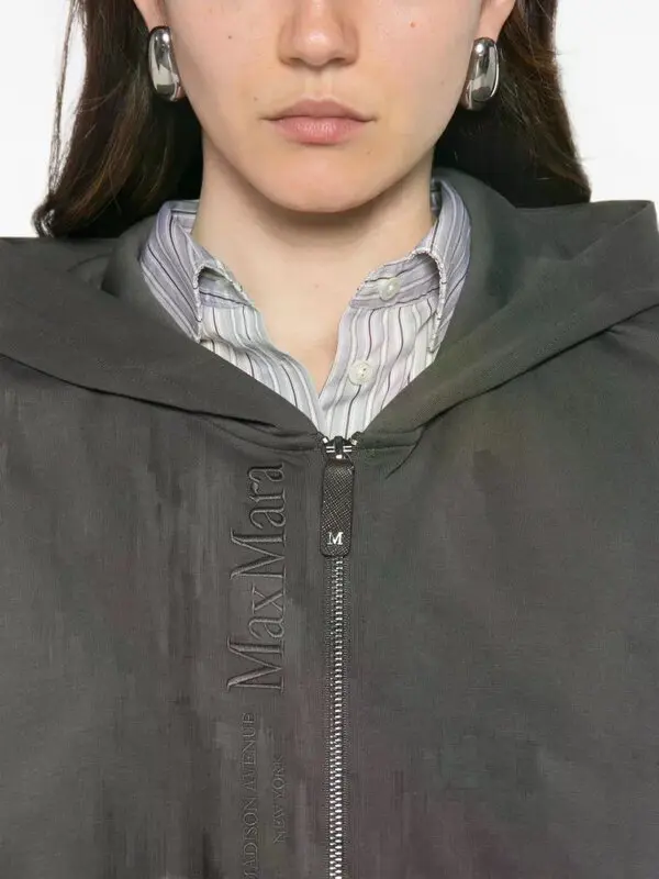 Max Mara Sleeveless Zip-fastening Hoodie