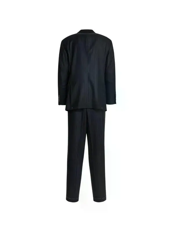 Brunello Cucinelli Pinstriped Wool Suit