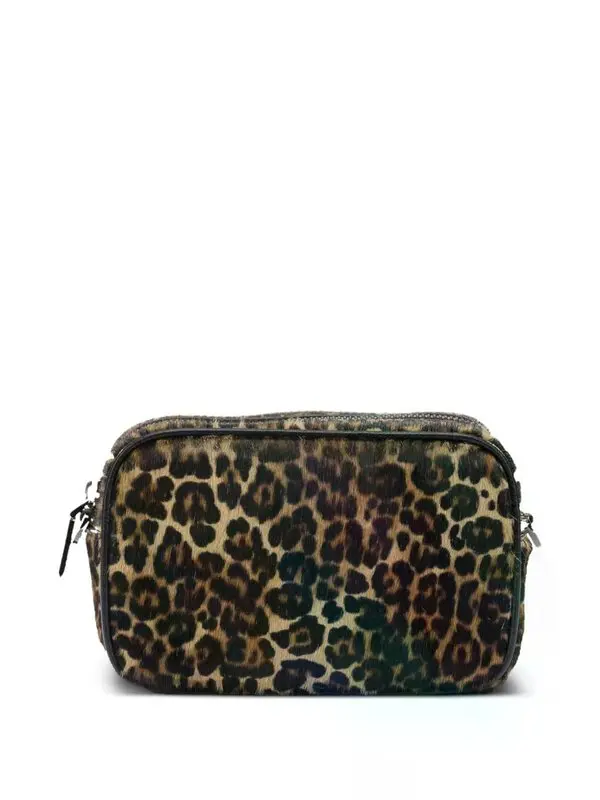 GOLDEN GOOSE Mini Star Animal-print Shoulder Bag - Brown