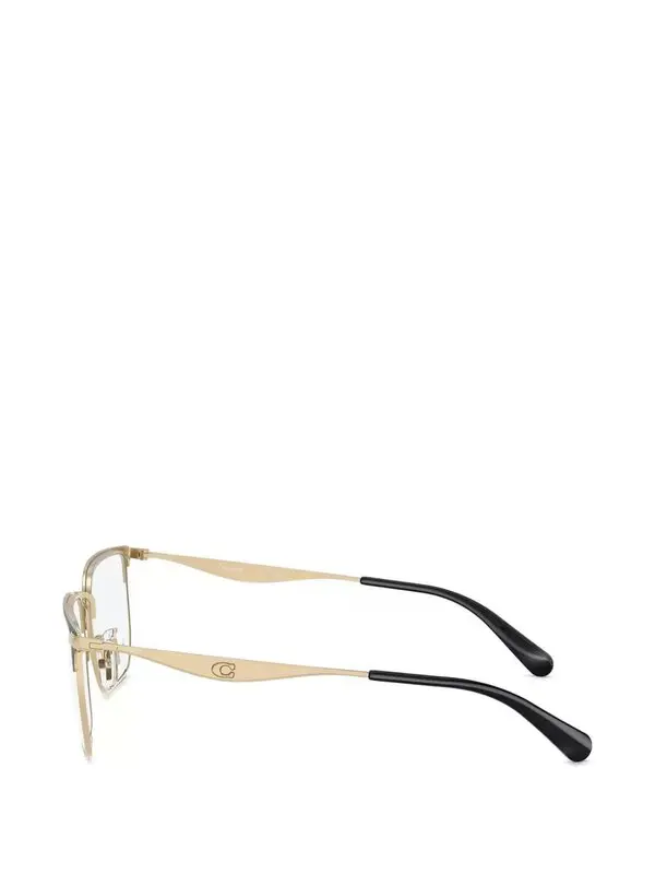 COACH Logo-plaque Square-frame Glasses